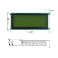 China Cyrillic 2004C-1 LCD Module 20x4 Character Display Industrial Grade 146x50x13.1mm 18PIN for sale
