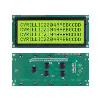 China Cyrillic 2004C-3 20x4 Dot Matrix LCD Module ST7066U Controller 146x62.5mm for sale