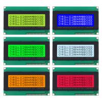 China Cyrillic 2004K 20x04 COB LCD Module ST7066U 98x60x13.4mm Yellow Green Display for sale