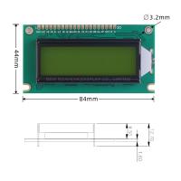 China Owen 12232B 122x32 COB LCD Display Module 84x44x12.7mm 20PIN Standard Interface for sale