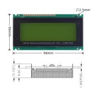 China Owen 12232Y 122x32 COB Character Dot Matrix LCD Display Module 98x50x13.1mm for sale