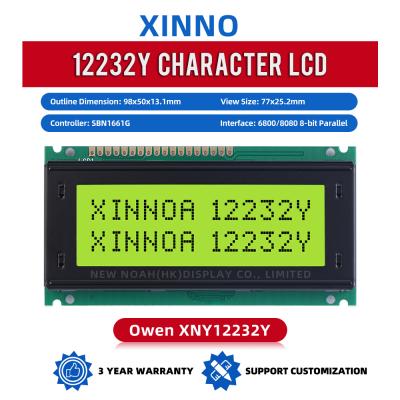 China Owen 12232Y 122x32 COB Character Dot Matrix LCD Display Module 98x50x13.1mm for sale