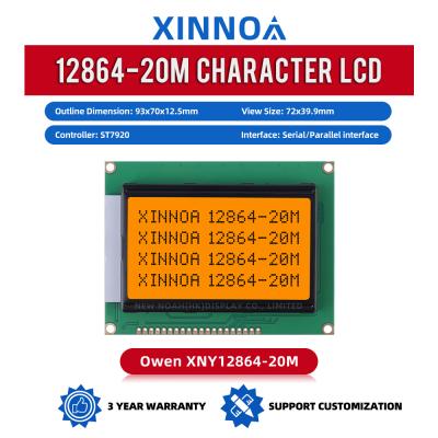 China Grey Film 12864-20M Font Library Screen Controller ST7920 LCD Module Display Screen In Stock for sale
