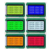 China Blue Film Spot Module 12864-20M Controller 20PIN Interface ST7920 Parallel/Serial Universal Screen for sale
