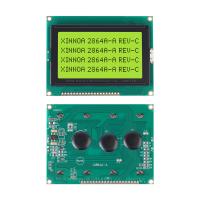 China Owen 12864A-A 128x64 LCD Display Module Yellow Green Array Backlight 5V NT7108C Parallel Port 93x70mm for sale