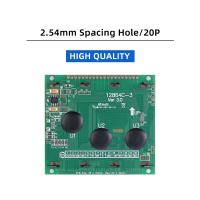 China Owen 12864C-3 Yellow Green COB LCD Display Module 128x64 78x70mm 20PIN Parallel Port SBN0064 for sale