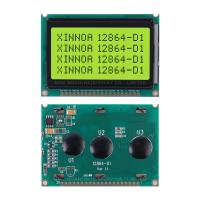 China Yellow Green Film LCD12864-D1 Graphic Dot Matrix LCD Display Module 75x52.7x9.3mm for sale