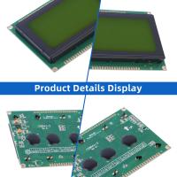 China Owen 12864J-3 128x64 COB Graphic LCD Display Module 93x70mm STN Yellow Green 5V SBN0064 for sale