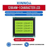 China Owen 12864M-1 Graphic LCD Display Module 128x64 ST7920 Controller 5V COB 78x70mm for sale