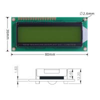 China Yellow Green Film 14432F 80x36x12.2mm Graphics Display LCM ST7920 Serial Parallel for sale