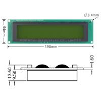 China Owen 32064A 320x64 LCD Display Module KS0108 Controller COB 190x54mm for sale