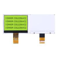 China Yellow Green Film COG 128x64 LCD Display Module ST7567 Controller 53x40mm Serial Communication for sale