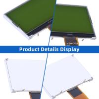 China Yellow Green Film COG12864J-CFDTSW ST7565R Screen Display Graphic 71.2x48.2x5mm With LED Backlight for sale