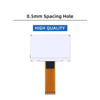 China Yellow Green Film COG12864J-CFDTSW ST7565R Screen Display Graphic 71.2x48.2x5mm With LED Backlight for sale