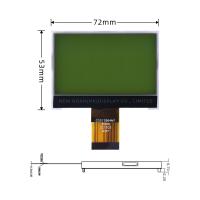 China COG12864M1 128x64 LCD Display Module ST7567A Driver IC 72x53mm Serial Port for sale