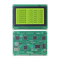 China Owen LCM240128B 240x128 COB LCD Display Module 144x104mm Yellow Green Film Touch Panel for sale