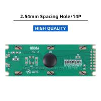 China Yellow Green Film 0801A Character LCD Screen 8x1 14 PIN COB Display 85x29mm for sale