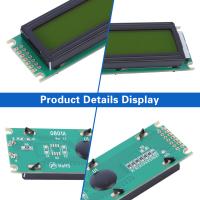China Yellow Green Film 0801A Character LCD Screen 8x1 14 PIN COB Display 85x29mm for sale