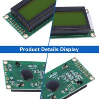 China 0802B Character LCD Display Module 58x31.87mm ST7066 Controller 16 PIN COB for sale