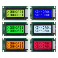 China 0802B Character LCD Display Module 58x31.87mm ST7066 Controller 16 PIN COB for sale