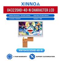 China 4.3 Inch 480x272 IPS TFT LCD Module 40 Pin NV3047E Controller 043235H0-40-N for sale