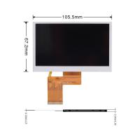 China 4.3 Inch 480x272 IPS TFT LCD Module 40 Pin NV3047E Controller 043235H0-40-N for sale