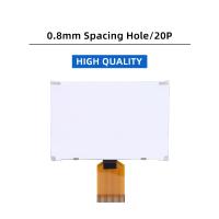 China COG12864-17 Blue Film 71x47mm STN LCD Module 128x64 20 Pin SPI PPI ST7567 for sale