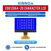 China COG12864-20 2.8 Inch 128x64 Blue Monochrome COG LCD Display Module ST7565R 30 Pin for sale