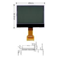 China COG12864-21 128x64 FSTN Gray LCD Module 49x39.6mm ST7567 Controller for Industrial Control for sale