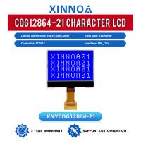 China COG12864-21 128x64 Blue Film COG Dot Matrix LCD Module with Backlight 49x39.6mm 10 Pin SPI for sale