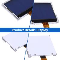 China COG12864I2 128x64 Blue Film LCD Module ST7567 I2C 53x40mm Customizable for sale
