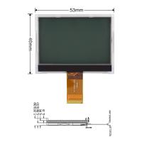 China COG12864I2 128x64 Graphic LCD Module I2C Interface 53x40mm FSTN Display for sale
