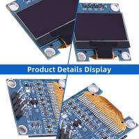 China 0.96-Inch OLED 128X64 Display LCD Screen 4-PIN Module IIC Blue SSD1315 3.3V for sale