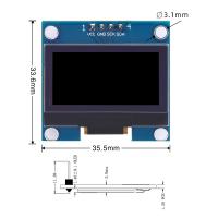 China OLED1.3 LCD Screen Small Screen 128 * 64 4-PIN Module IIC Ch1116 Driver SPI/IC White Light for sale