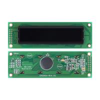China OLED002002A Character LCD Module, Black Film, Parallel Interface, 85x18.6mm View Size,  WS0010-TX Controller for sale
