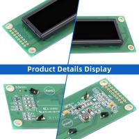 China OLED002002A Character LCD Module, Black Film, Parallel Interface, 85x18.6mm View Size,  WS0010-TX Controller for sale