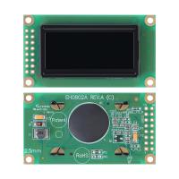 China OLED0802A Character LCD Display Module, Black Film, WS0010 Controller, Parallel Port Interface, 58x32x10mm Working Temperature -40+80 Display for sale