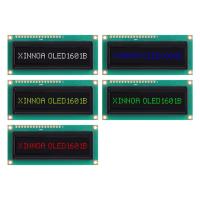 China OLED1601B Black Film, 16x1 Character OLED LCD Display, WS0010 Controller, Parallel Interface, 66x16mm View Size for sale