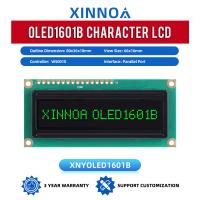 China OLED1601B Black Film, 16x1 Character OLED LCD Display, WS0010 Controller, Parallel Interface, 66x16mm View Size for sale
