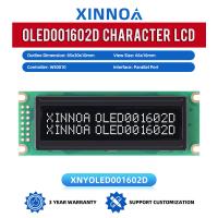 China 16x2 Character OLED LCD Display Module 85x30x10mm WS0010 Controller Parallel Port for sale