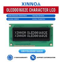 China OLED001602E Black Film, Character LCD Module,WS0010 Controller, Parallel Port,66x16mm View Size,Working Temperature -40+80 Display for sale