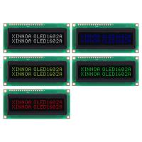 China OLED1602A Black Film, 16×2 Character OLED LCD Display Module, WS0010-TX, Parallel Interface, 66x16mm View Size, Working Temperature -40+80 Display for sale