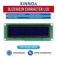 China OLED1602H Black Film, 16×2 Character LCD Module,WS0010 Controller, Parallel Port Interface, 99x24mm View Size,Working Temperature -40+80 Display for sale