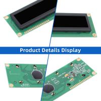 China OLED1602H Black Film, 16×2 Character LCD Module,WS0010 Controller, Parallel Port Interface, 99x24mm View Size,Working Temperature -40+80 Display for sale
