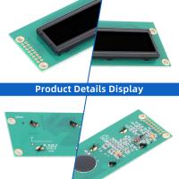 China 40x2 Character OLED LCD Display Module WS0010 Controller Parallel Port 154.4x16.5mm View Size -40+80C for sale