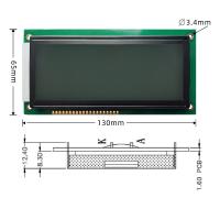 China XINNOA 19264-1M Gray ST7920 LCD Module 192x64 Industrial Control Display with Serial Parallel Port for sale
