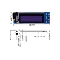 China OLED0.91 I2C Interface White Light 128x32 LCD Display 0.91 Inch Driver SSD1306 for sale