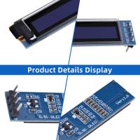 China OLED0.91 I2C Interface White Light 128x32 LCD Display 0.91 Inch Driver SSD1306 for sale