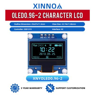 China OLED 0.96-2 Blue LED Screen 0.96-inch LCD Screen 4-pin Module SSD1315 Controller for sale