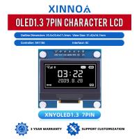 China OLED1.3 7PIN White Light Display Screen 128x64 LCD Screen SH1106 Driver 7-Pin SPI Module for sale